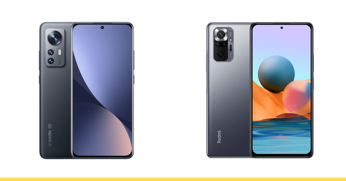 Porovnání Xiaomi 12X vs. Xiaomi Redmi Note 10 Pro — Sysloun.cz